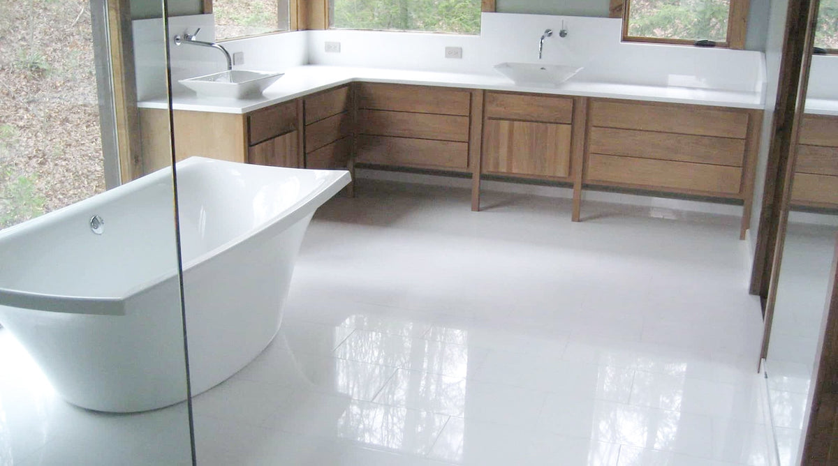 9 Beige and White Flooring Tile Ideas for a Timeless Home – Calacatta Tile