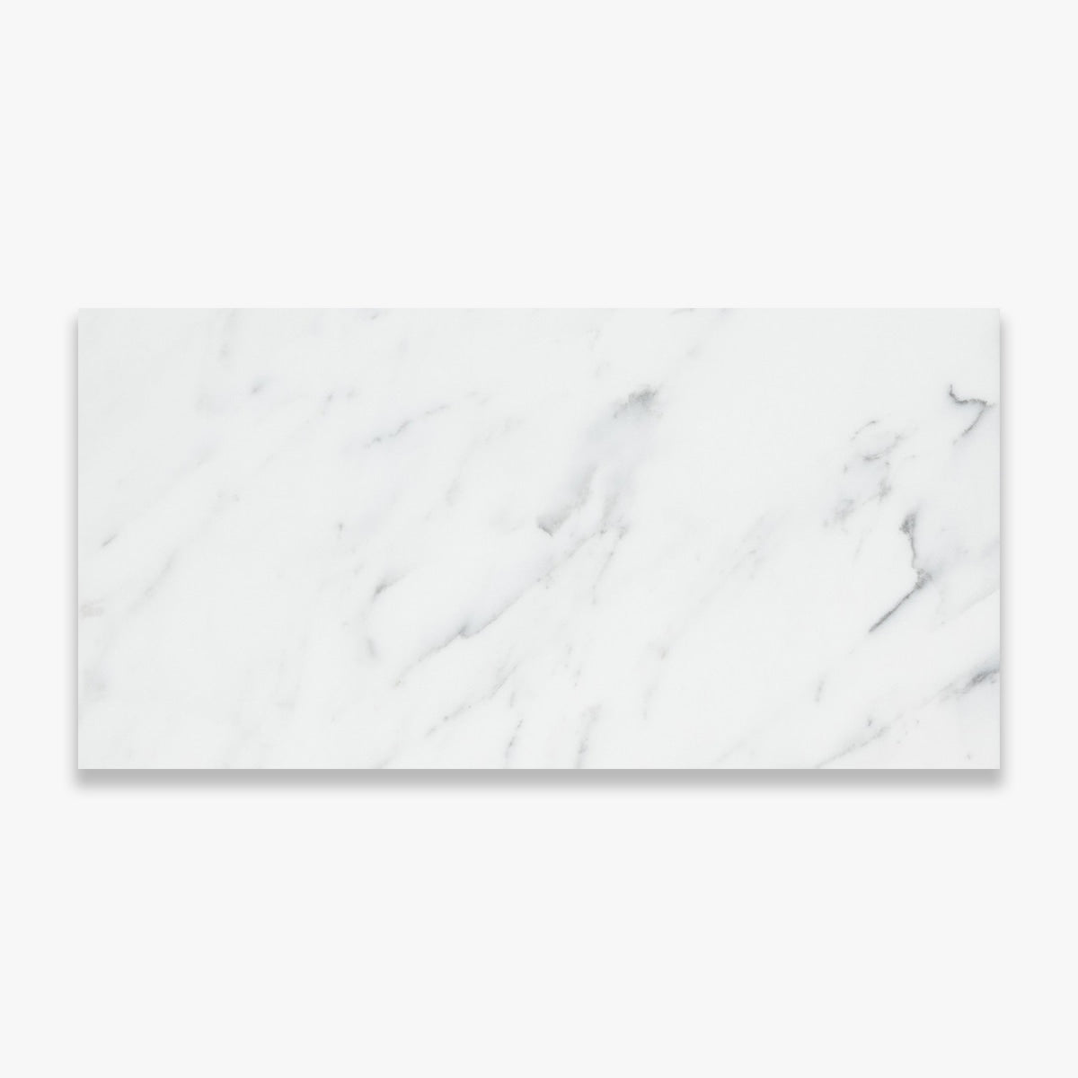Statuary White Polished 6x12 Marble Tile – Calacatta Tile