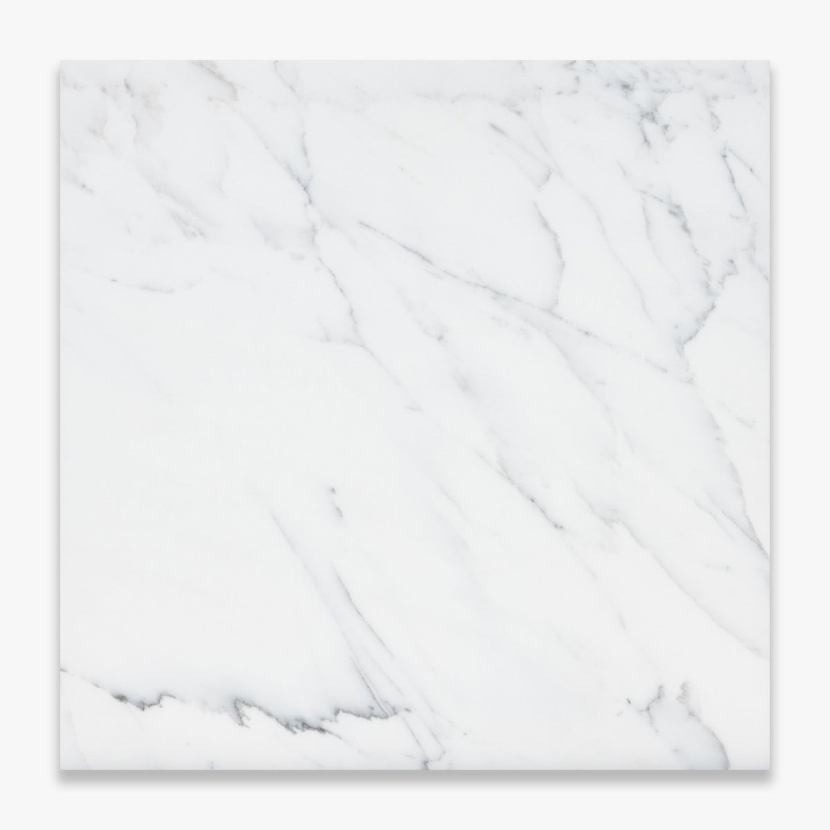 Statuary White Polished 12x12 Marble Tile – Calacatta Tile